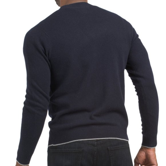 LACHLAN | Sweaters | Nwt Lachlan Light Grey Merino Cashmere Button ...